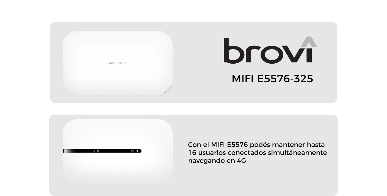 Brovi Mifi E5576-325